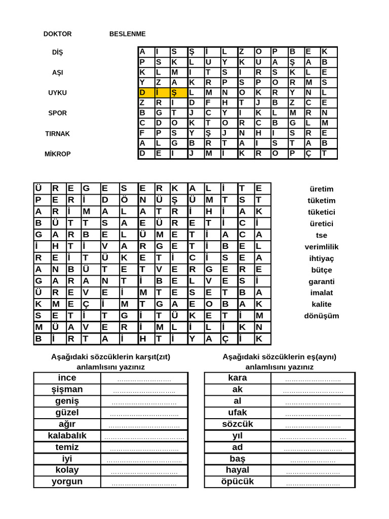 Bulmaca 7 | PDF