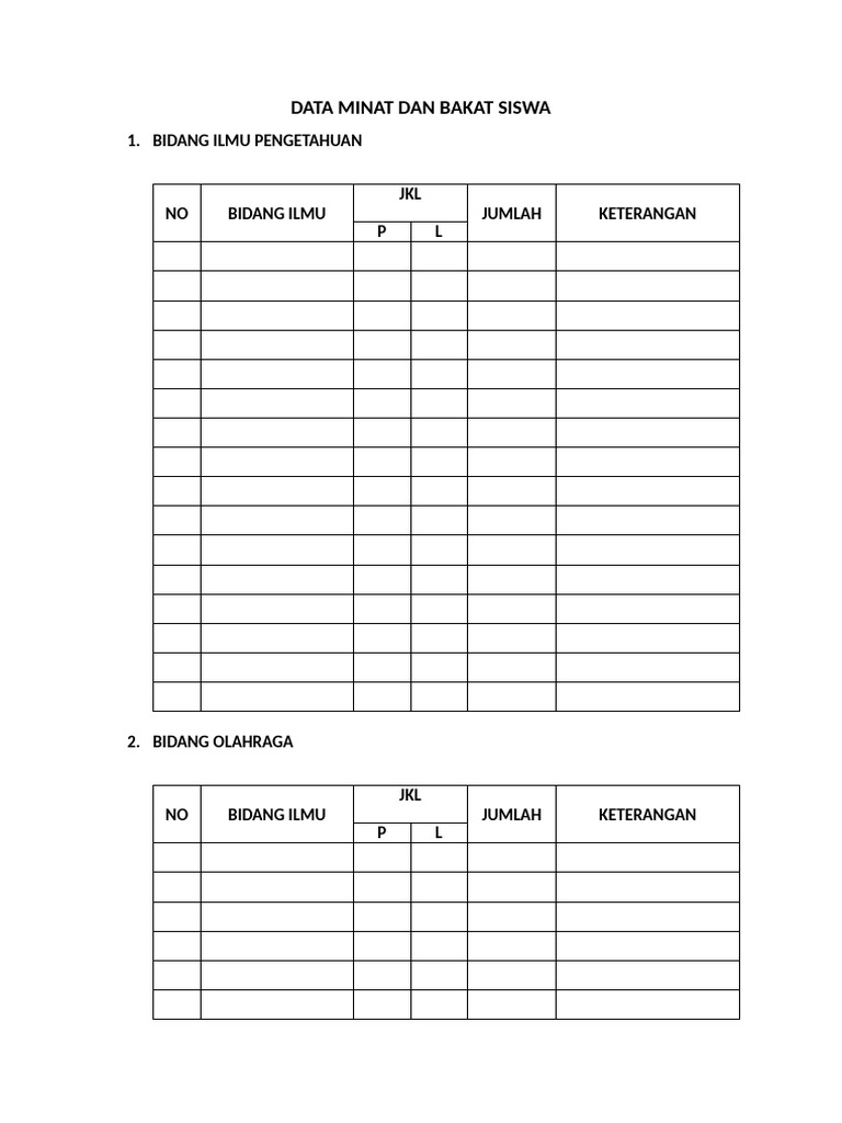 Buku Minat Dan Bakat | PDF