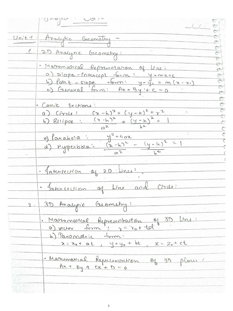 CGR Notes | PDF