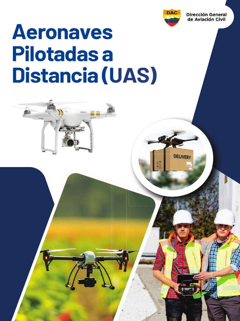 Brochure-UAS DGAC | PDF | Vehículo aéreo no tripulado | Aeropuerto