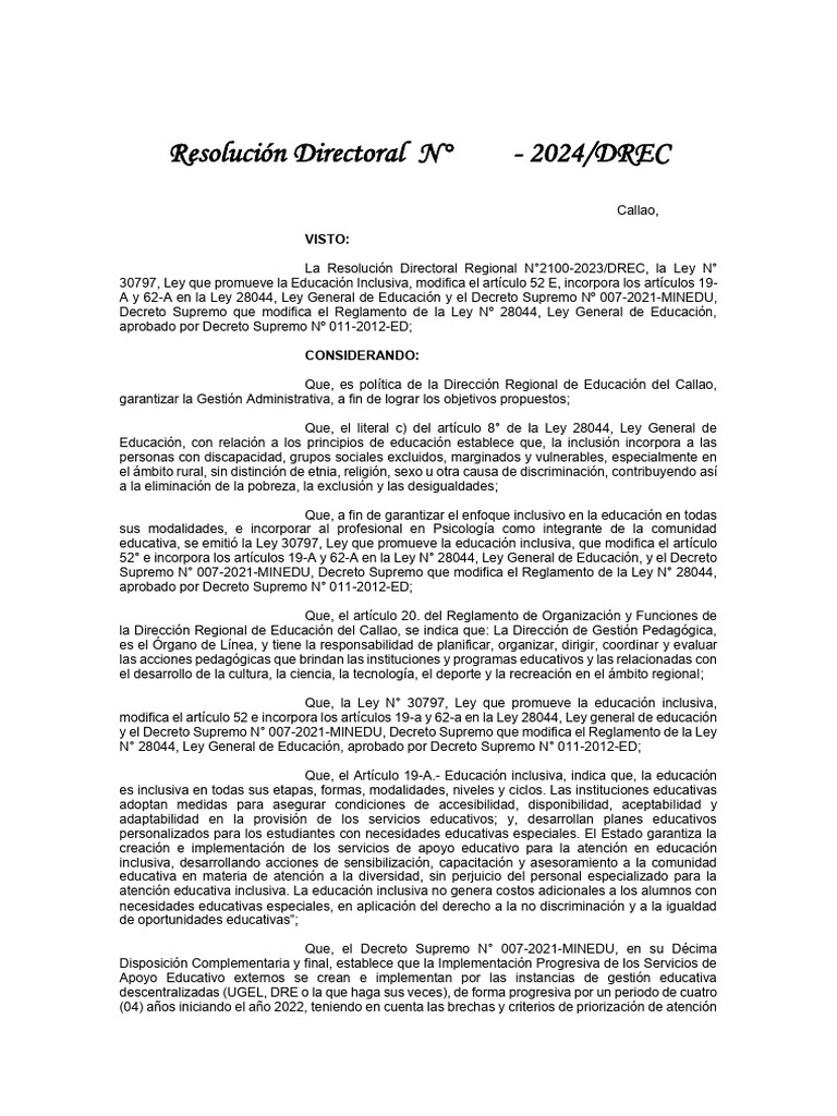 Modelo RD Saei-20251 | PDF | Ministerio (Departamento de Gobierno)