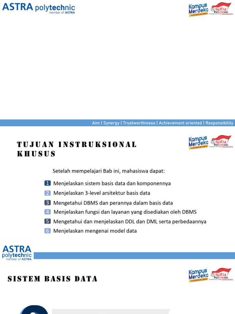 Sistem Basis Data dan DBMS Terlengkap | PDF