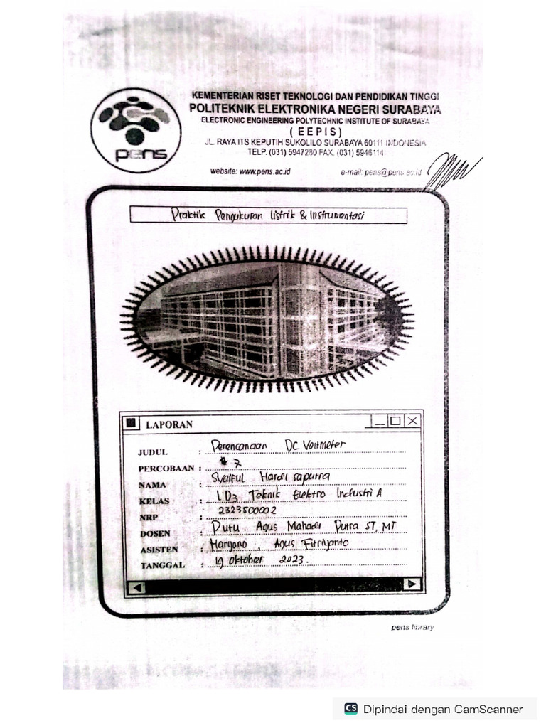 Lapres Perencanaan DC Voltmeter | PDF