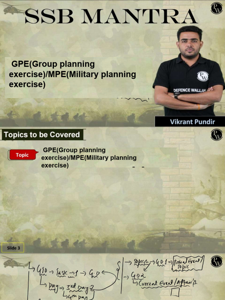 03 GPE (Group Planning Exercise) - MPE (Military Planning Exercise ...