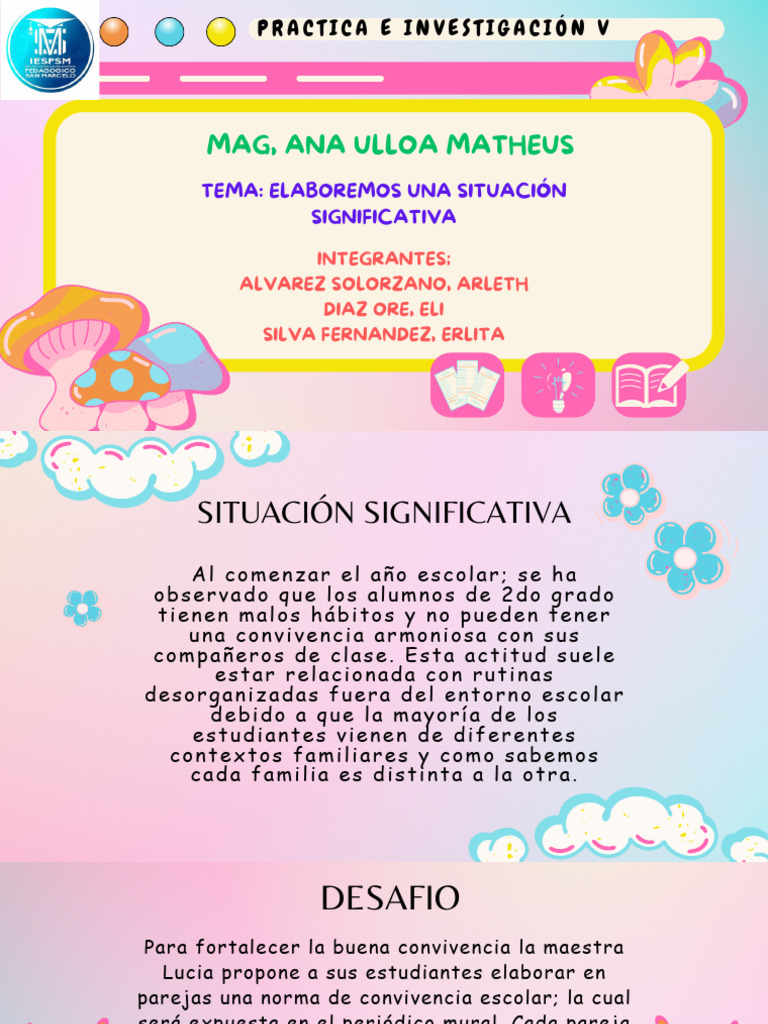 Al Inicio Del Año Escolar | PDF