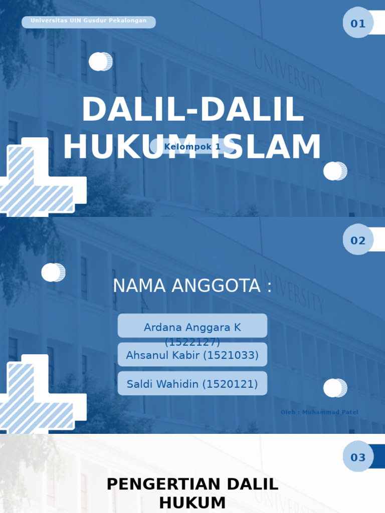 Dalil-dalil Hukum Islam.pptx | PDF