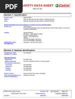 Alpha SP 320 Gear Lubricant SDS | PDF | Personal Protective Equipment | Waste Management