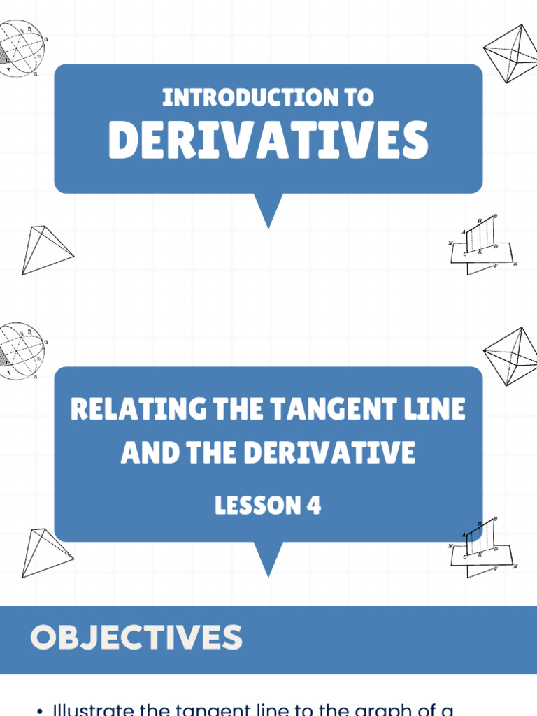 Understanding Derivatives and Differentiation | PDF | Tangent | Derivative