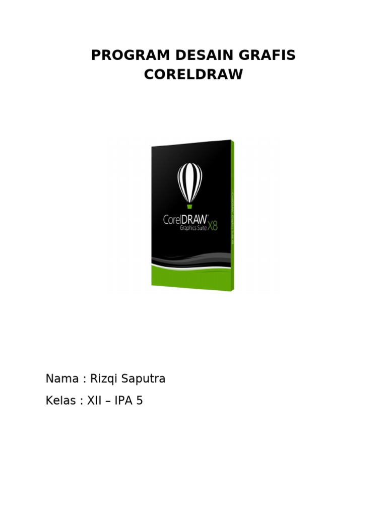 Program Desain Grafis Coreldraw | PDF