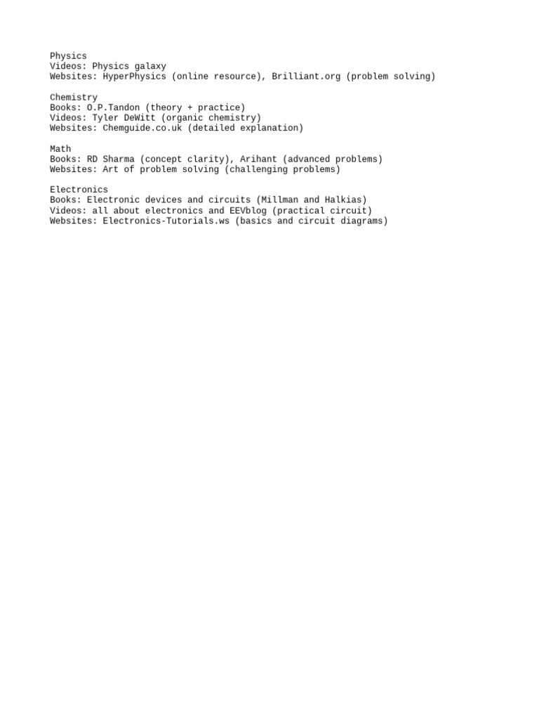 Study Material | PDF