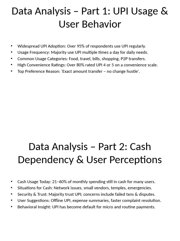 Full Data Analysis UPI Presentation | PDF