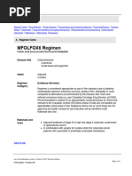 Modified Folfox 6 Therapy 14 Day | PDF | Chemotherapy | Colorectal Cancer