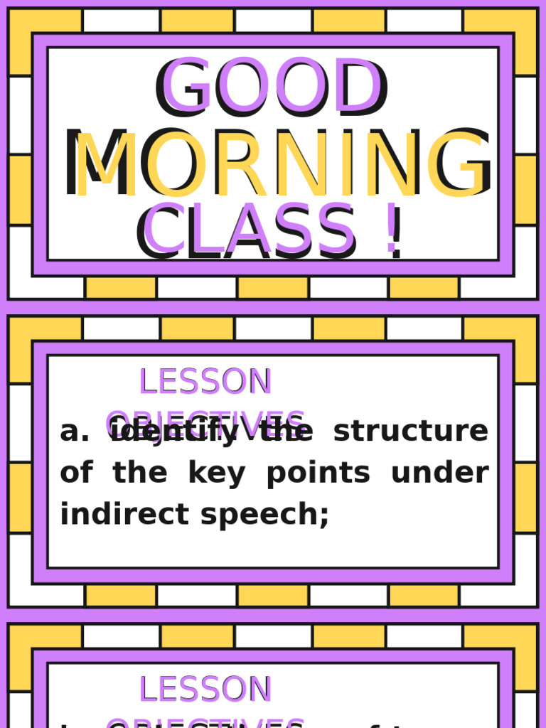 Keypoints Indirect 4 5 6 | PDF | Sentence (Linguistics) | Linguistics