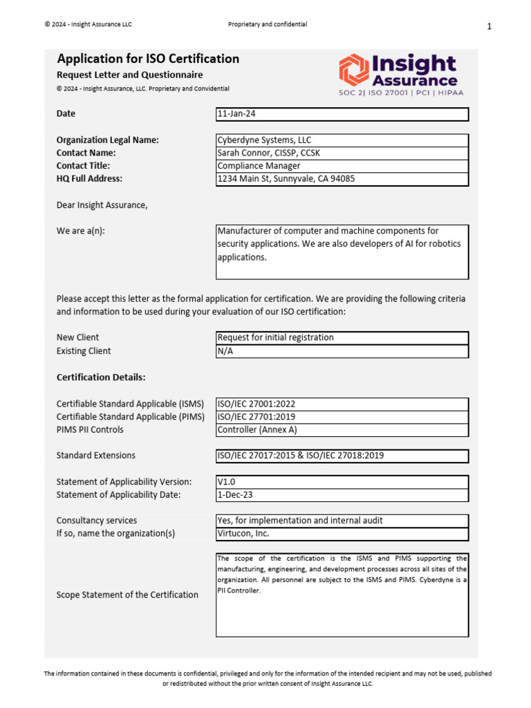 Example of A Completed ISO Application Packet | PDF | Regulatory Compliance | Proprietary Software