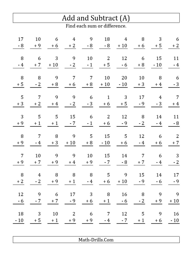 Grade 1 Term 1 Week 3 2 Maths Drill | PDF