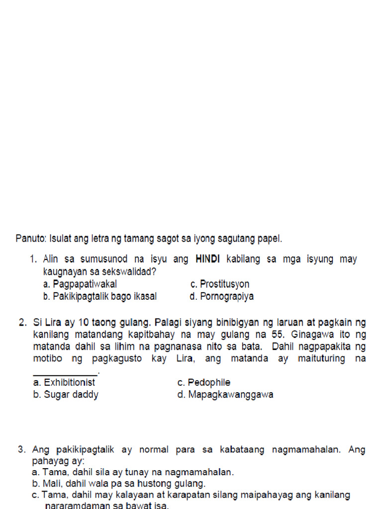 ESP10 2ndquiz 4th | PDF