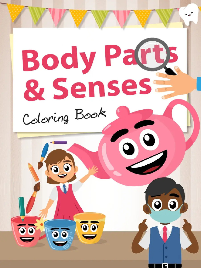 Body Parts - Senses Coloring Book | PDF