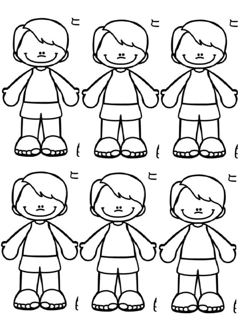 Body To Color or Draw | PDF