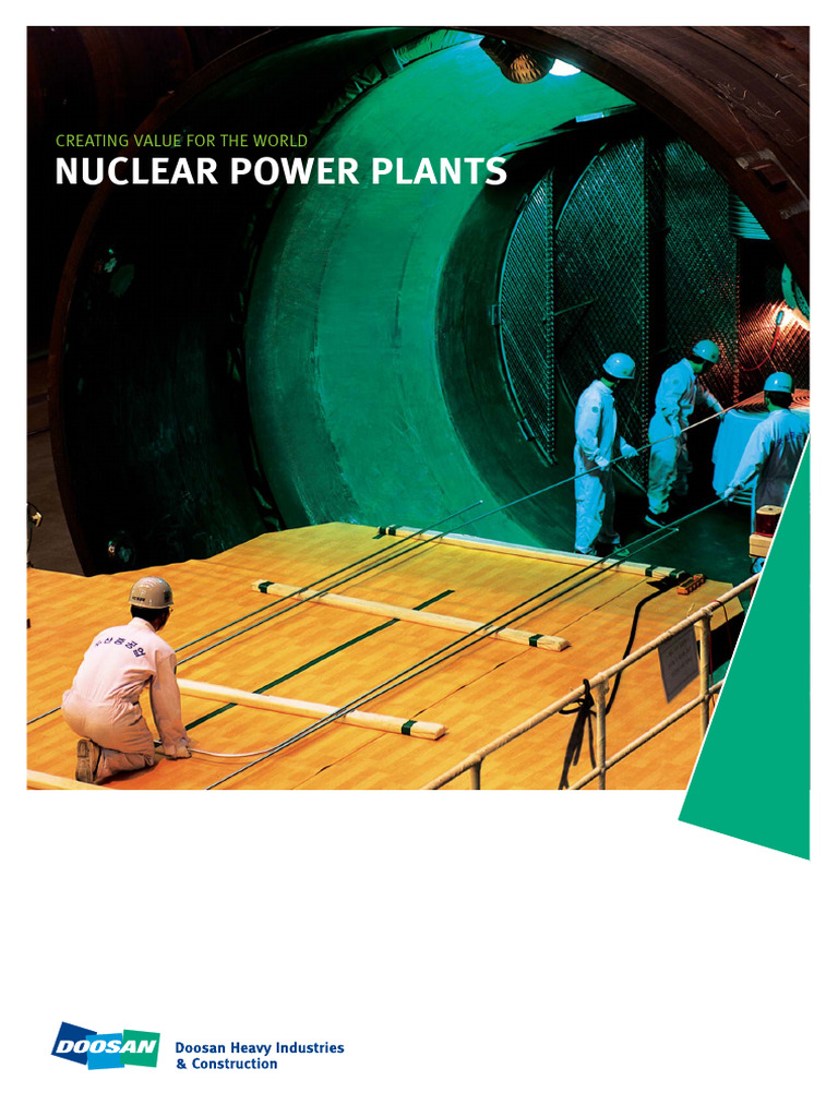 Doosanheavyindu Nuclearpowerplant | PDF | Nuclear Reactor | Pressurized ...