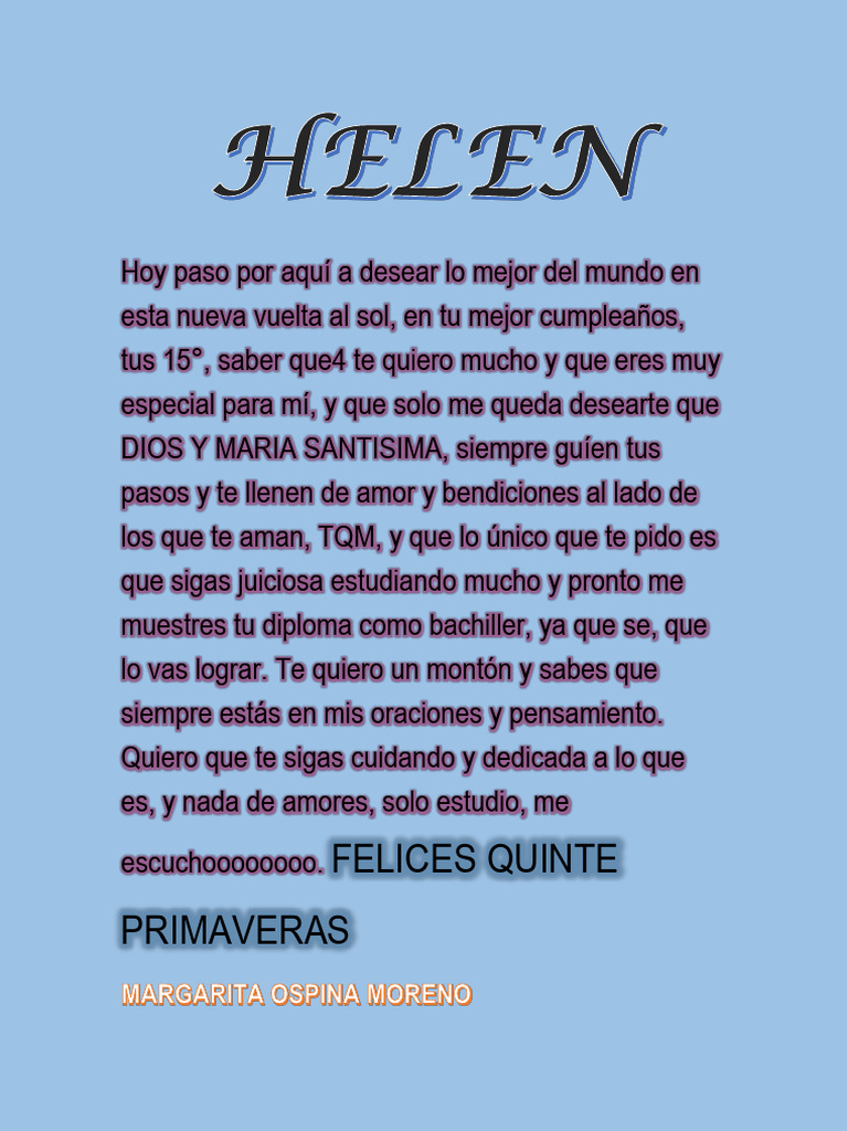 Helen | PDF