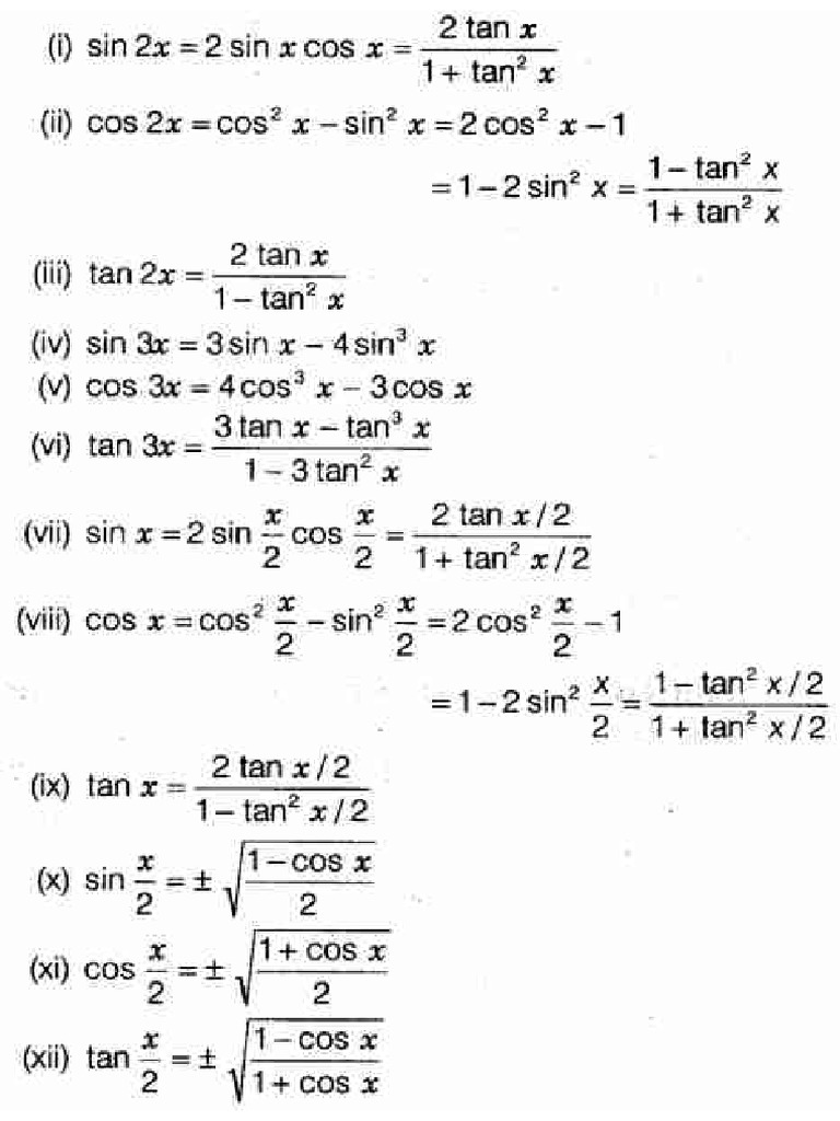 Trigonometry 2 Pdf