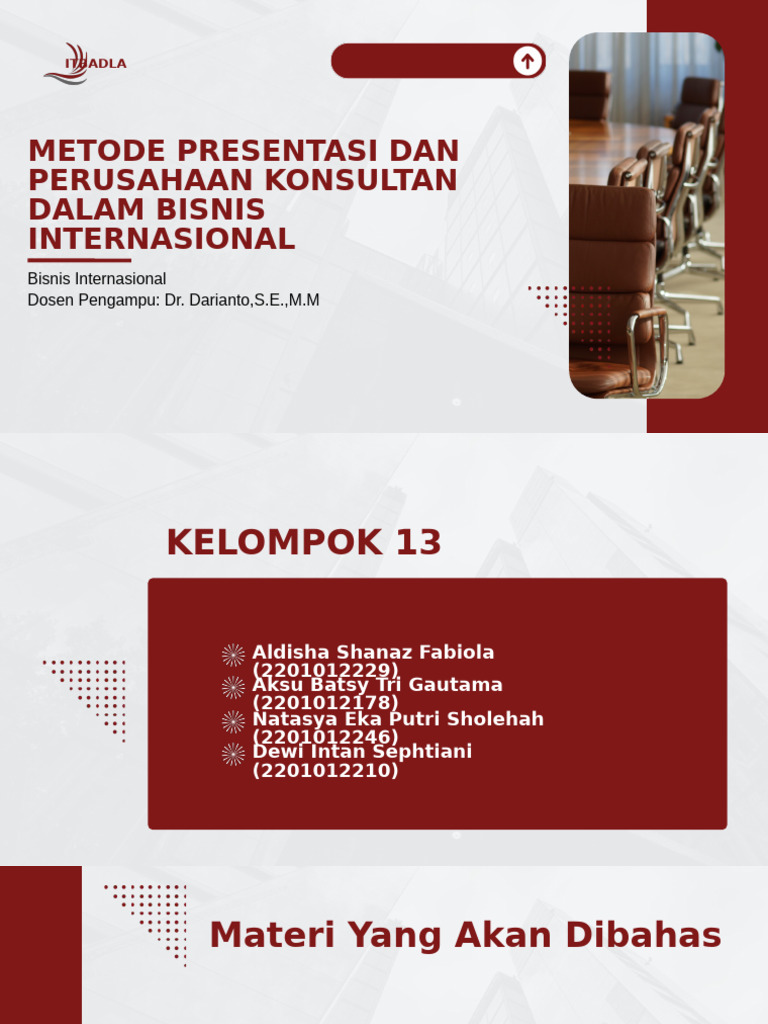 Metode Presentasi & Perusahaan Konsultan | PDF