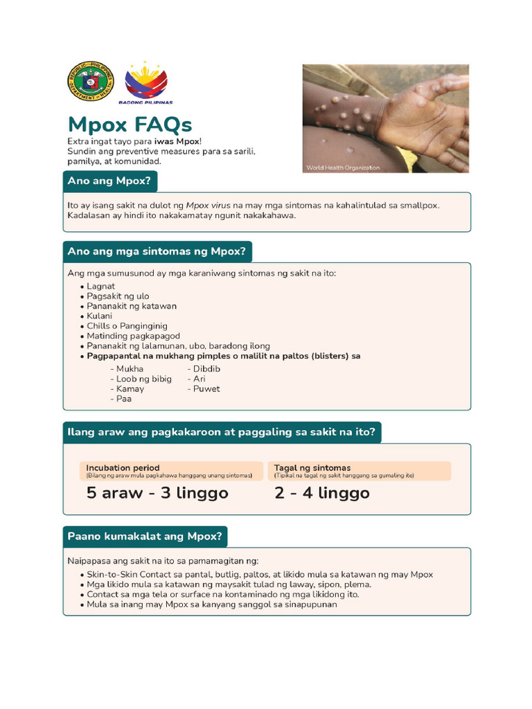 Mpox Lecture | PDF