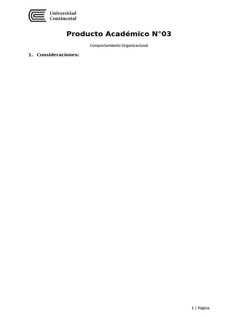 PA03 CompOrg Final | PDF | Comportamiento organizacional | Motivación