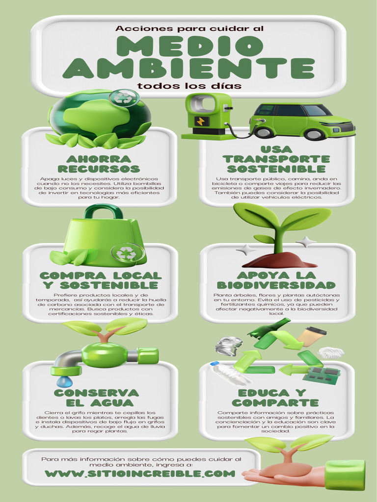 Infografía Cuidado Del Medio Ambiente | PDF
