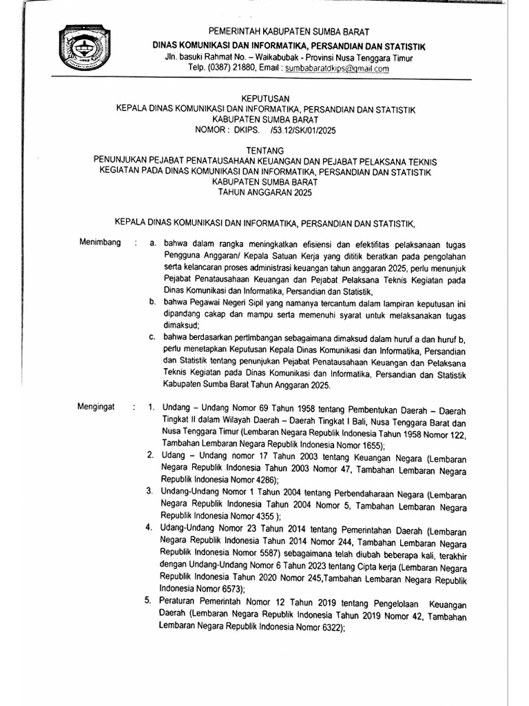 SK PPK - PPTK 2025 Dkips 2025 | PDF