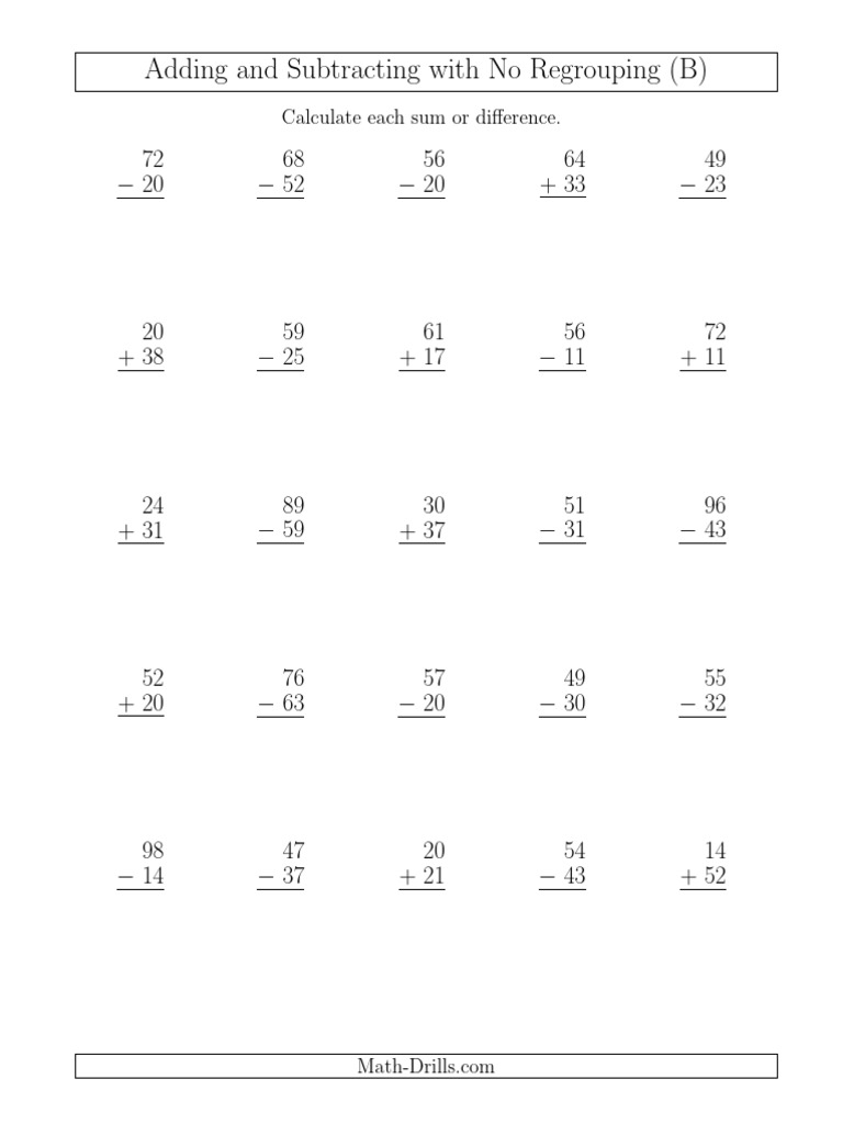 Grade 1 Term 1 Week 6 2 Maths Drill | PDF