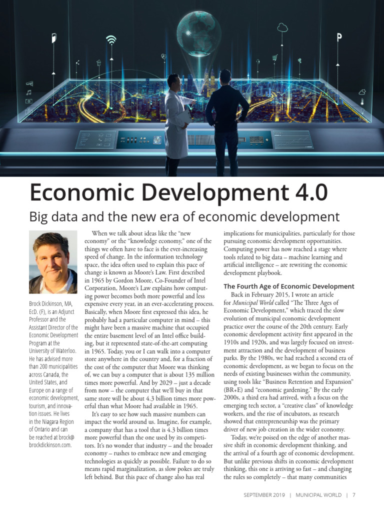 Dickinson, Fourth Age of Economic Development | PDF | Big Data ...