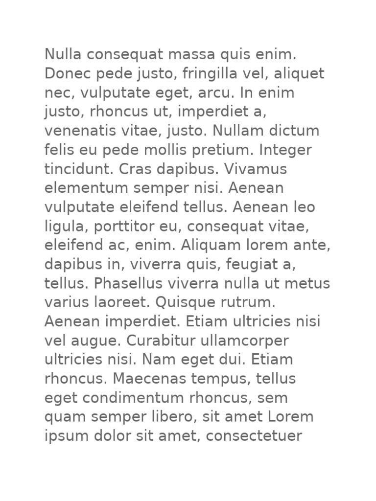 Lorem Ipsum Dolor Sit Amet | PDF