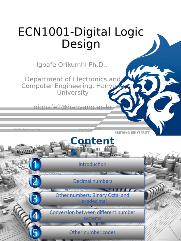 Degital Logic Design Lec 2 | PDF | Decimal | Subtraction