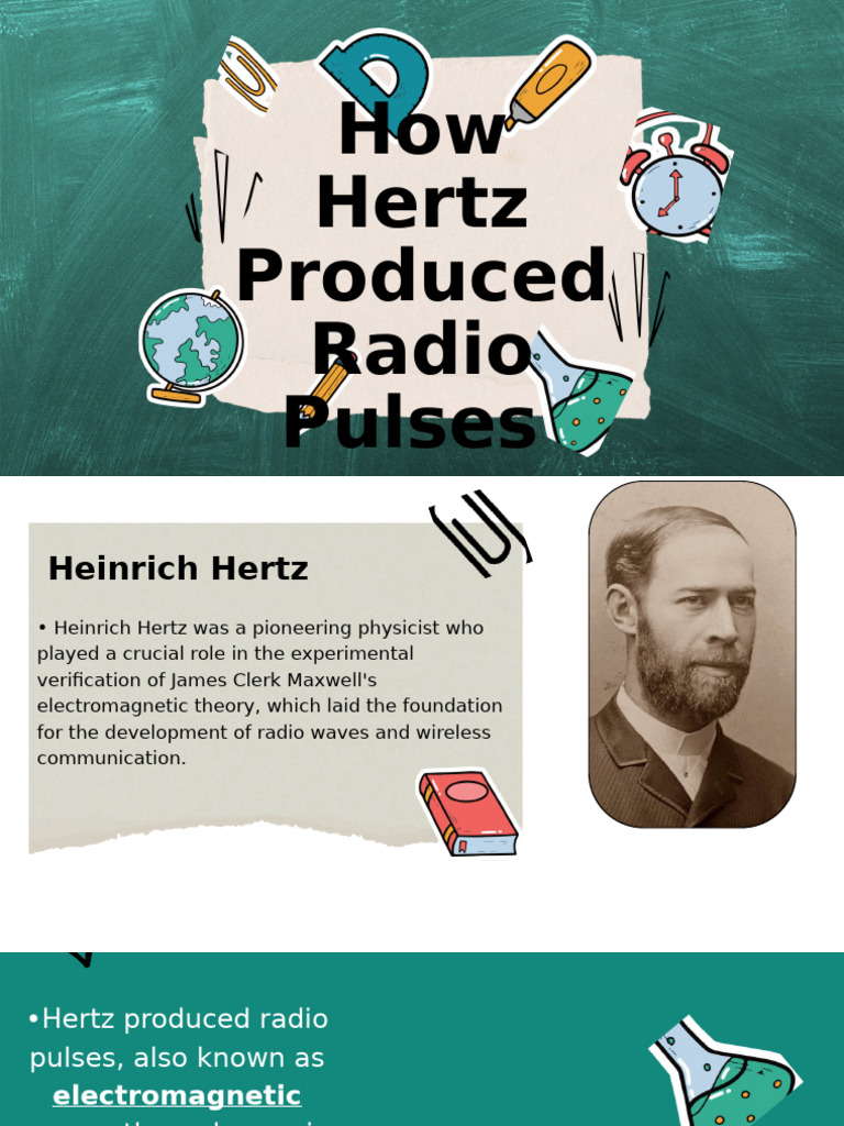 Hertz's Method for Producing Radio Pulses | PDF | Radio | Radio Wave