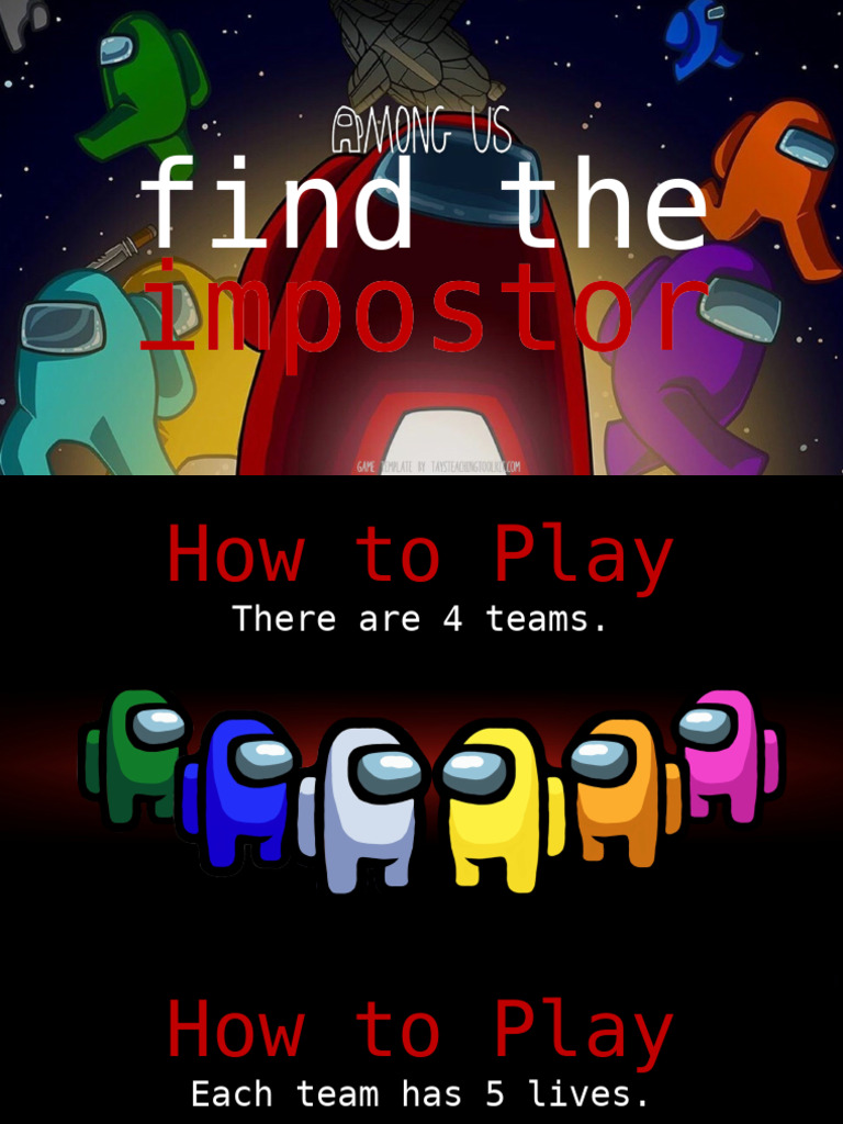 How to Play the Impostor Game | PDF