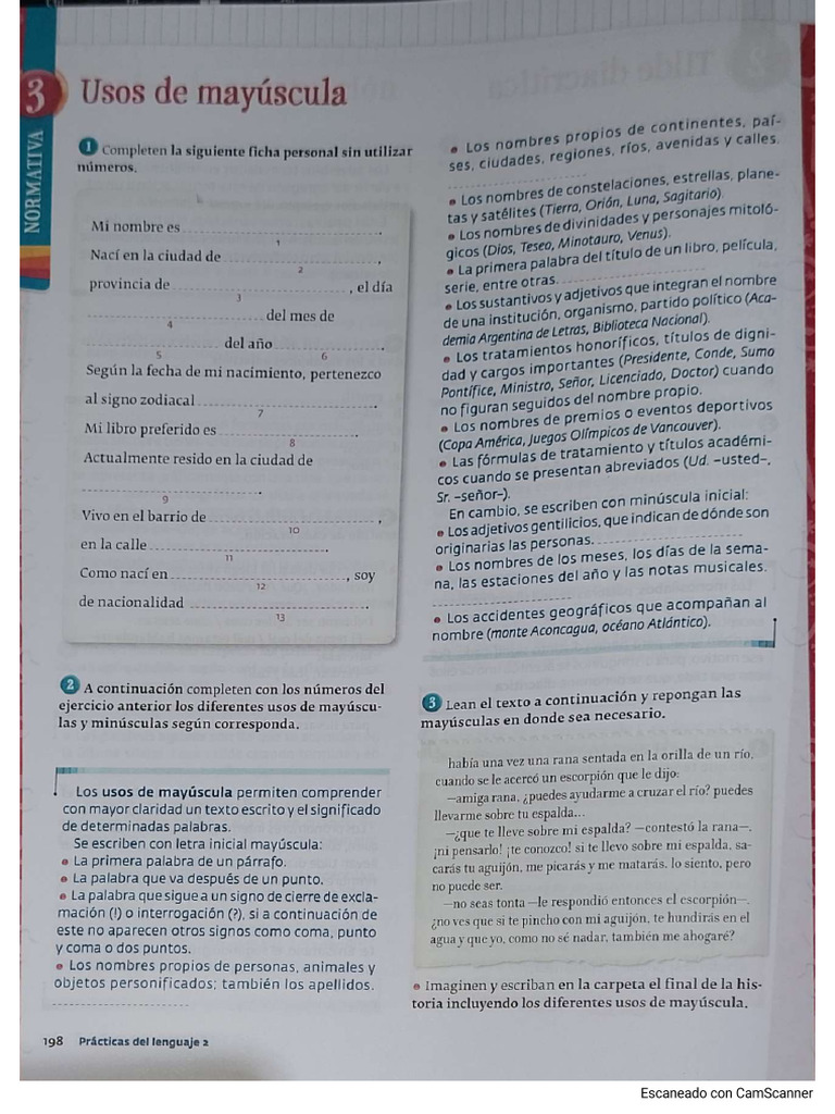 El Uso de La Mayúscula | PDF