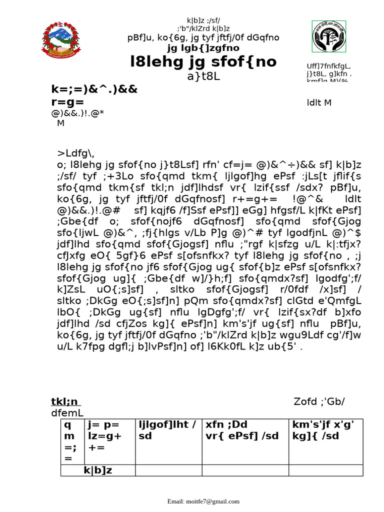 Letter DFO - Baitadi | PDF