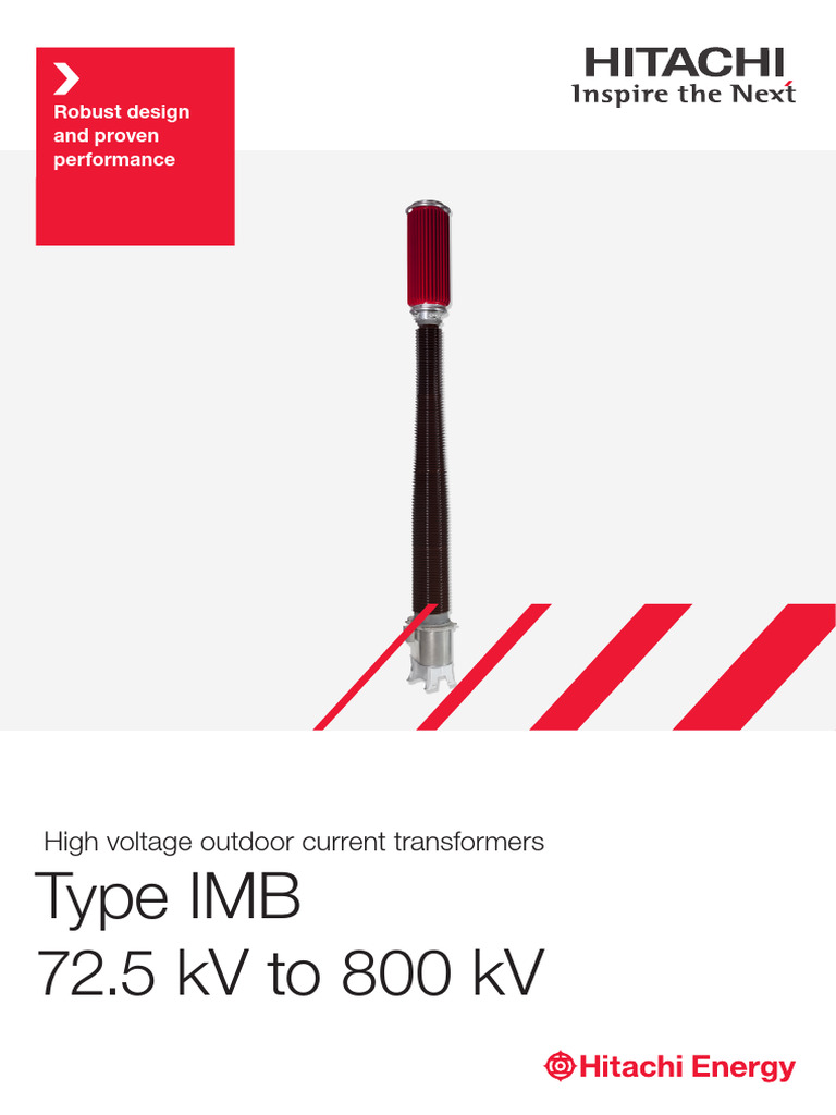 IMB Brochure Hitachi Energy | PDF | Transformer | Insulator (Electricity)