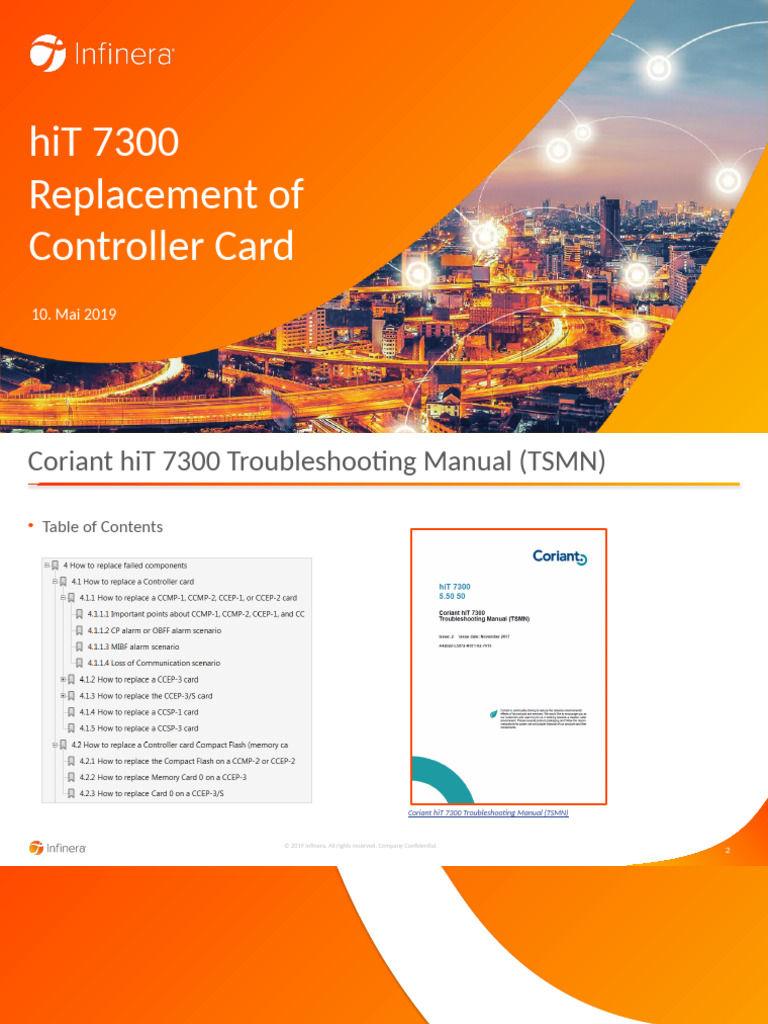 06 - Hit 7300 Replacement of Controller Card | PDF | Backup ...