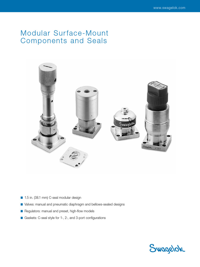 Modular Surface Mount Components and Seals | PDF | Valve | Switch