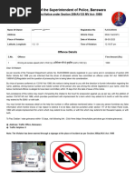 Delhi Traffic Offences and Fines List | PDF | Traffic | Transport