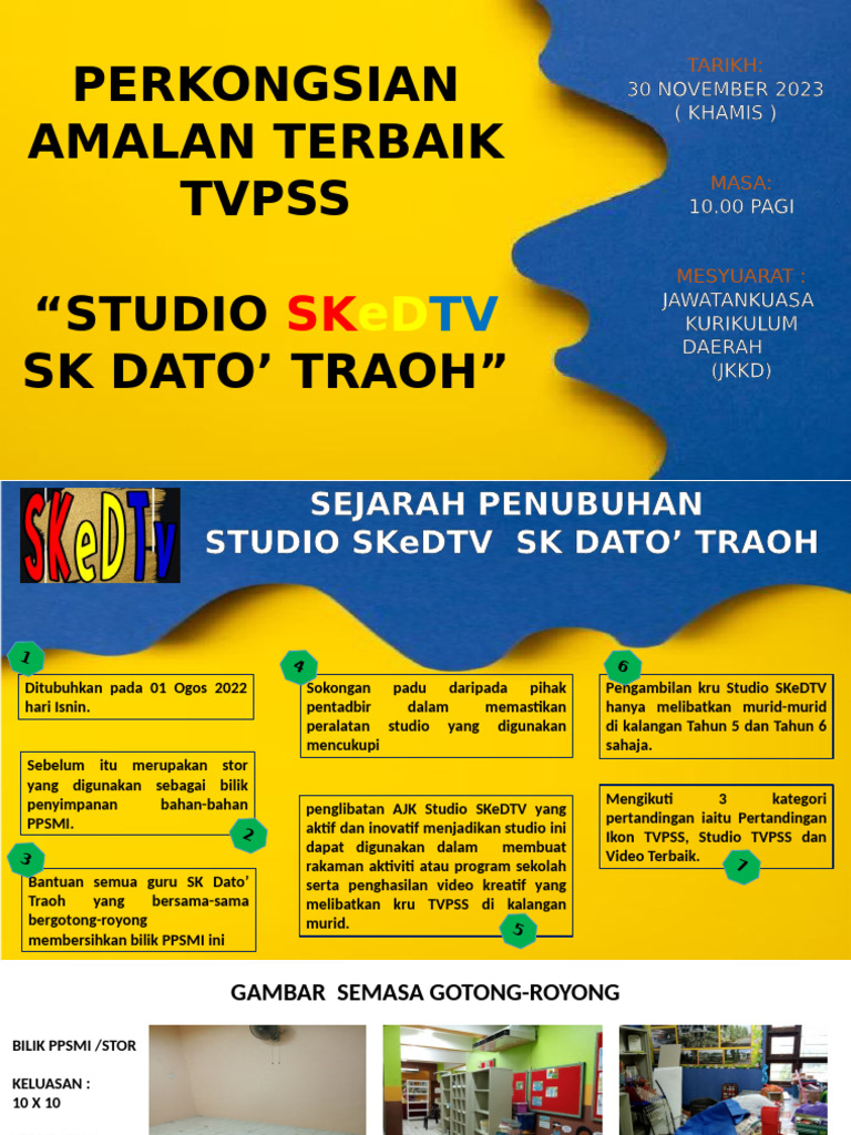 Pat Studio Tvpss SK Dato' Traoh Mesy JKKD Tahun 2023 | PDF