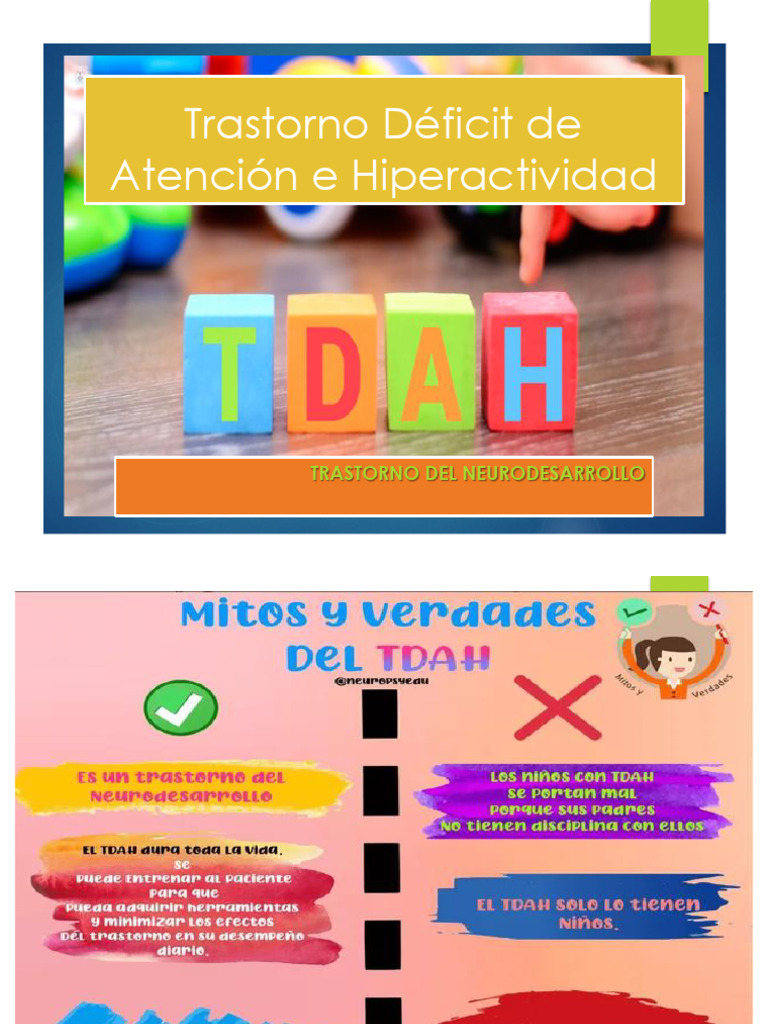 TDAH Fusionado | PDF | Desorden hiperactivo y deficit de atencion ...