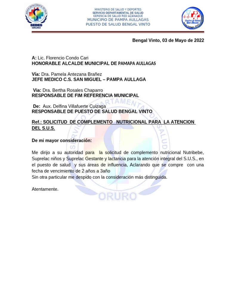 Delfina - Cartas y Pedidos de Medicamentos y Suplementos Febreo 2020 | PDF | Sustancias químicas ...