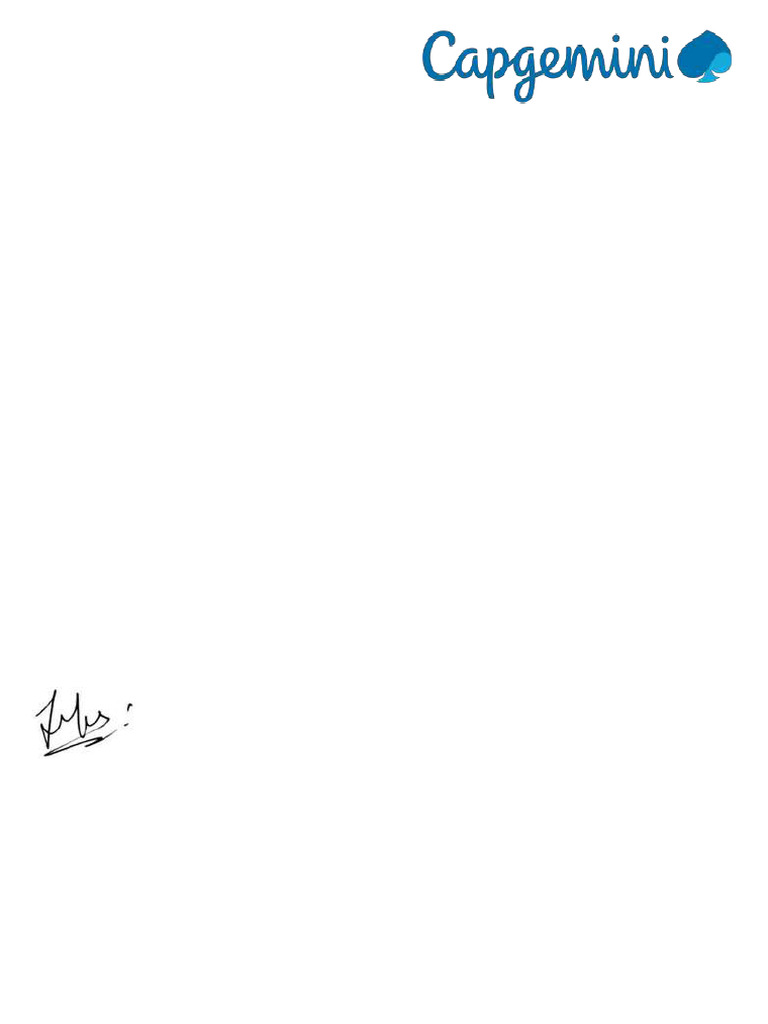 Capgemini Technology Services India Limited | PDF