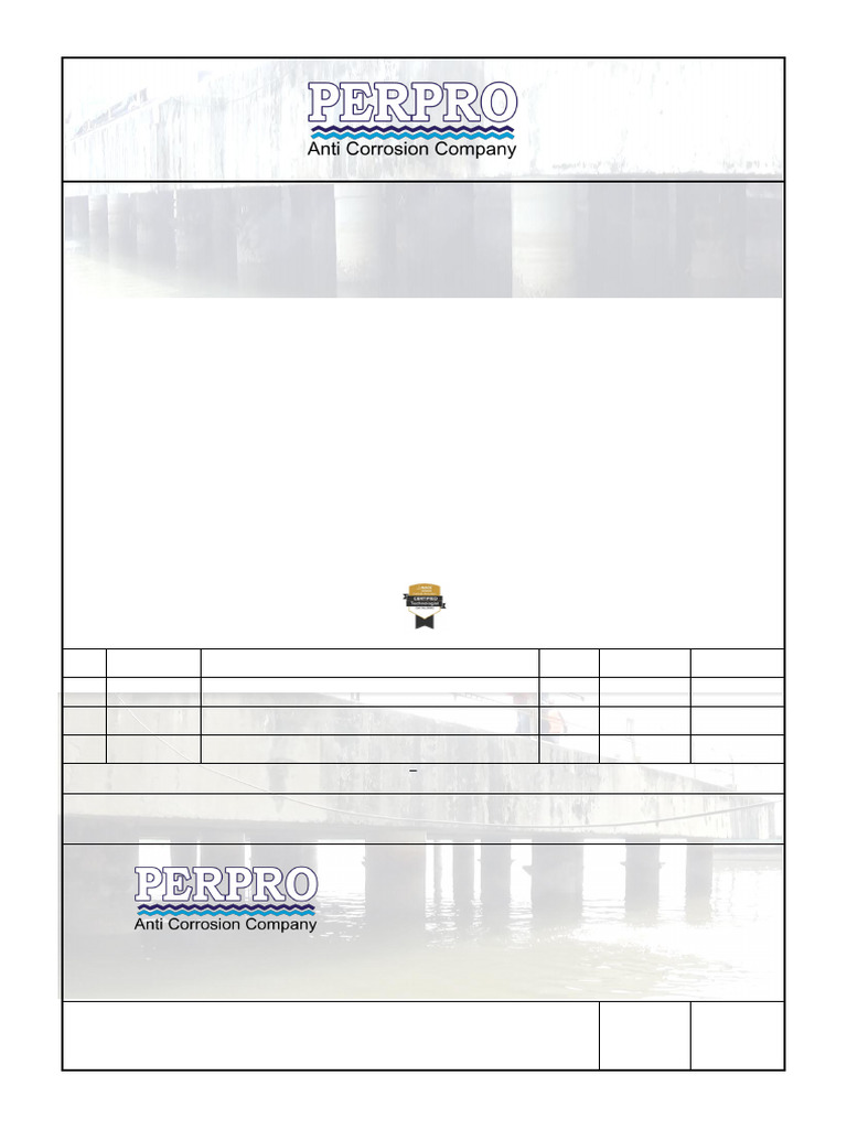 Installation Procedure of Sacp Jetty Pile | PDF | Anode | Welding