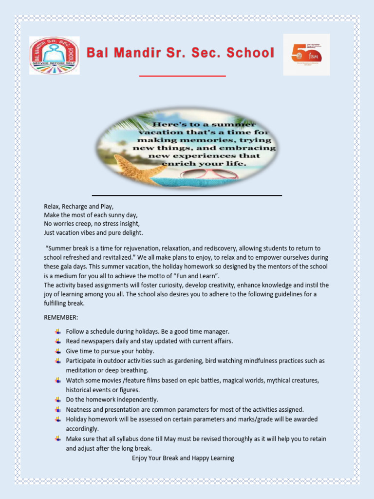 Holidays Homework Class Xi 2024-25-2 | PDF | Expense | Electron