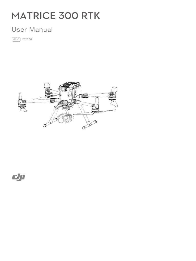 User Manual DJI Matrice 300 RTK | PDF