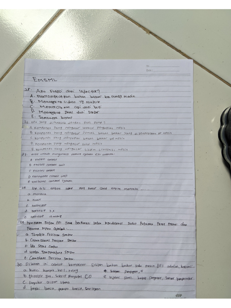 Contoh Soal EMS | PDF